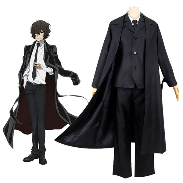 Bungo Stray Dogs Cosplay Costume Adult Dazai Osamu Cosplay T-shirt ...