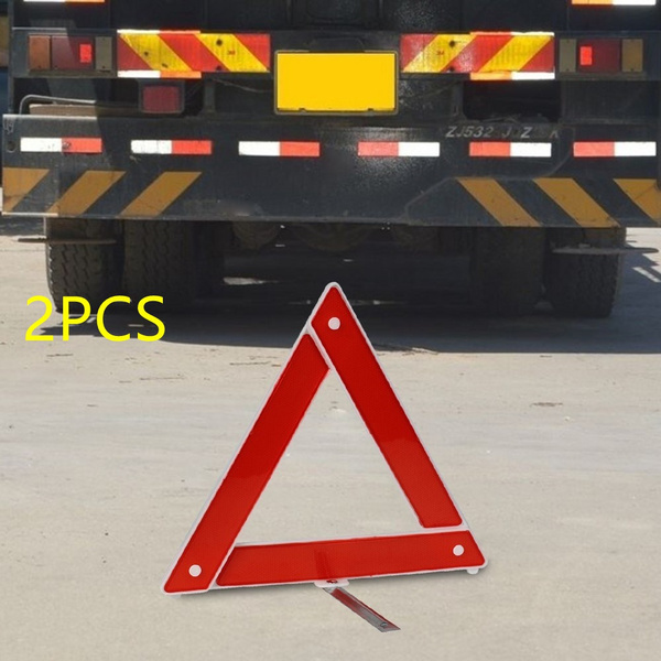 Car Reflective Warning Sign Foldable Triangle Auto Breakdown Emergency ...