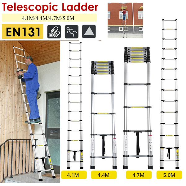 New 4.1M/4.4M/4.7M/5M Multipurpose Aluminum Alloy Telescoping A-Frame ...