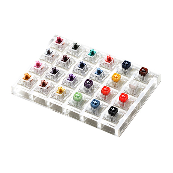 Kailh Box 24 Key Switch Tester Shaft Tester Shaft Cover with Acrylic ...