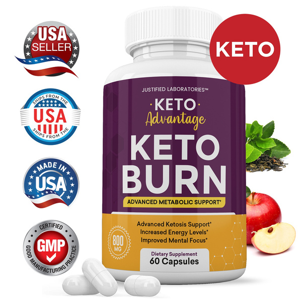 Keto Advantage Keto Burn Pills Includes Apple Cider Vinegar goBHB ...