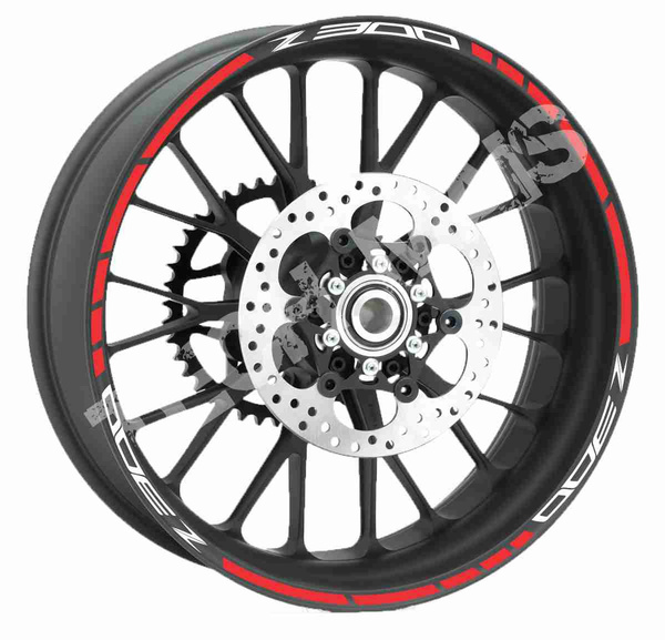 Reflective Wheel Sticker Kit for Z300 Sticker, reflective, Reflective ...