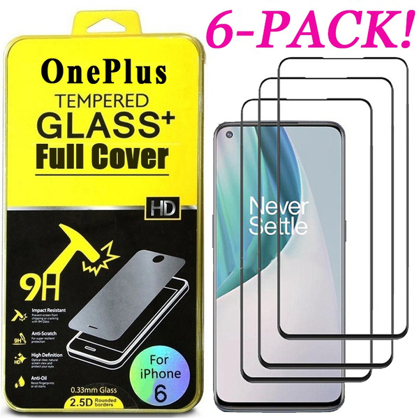 3/6 Pcs Tempered Glass Full Coverage Screen Protector for OnePlus 9 Pro ...