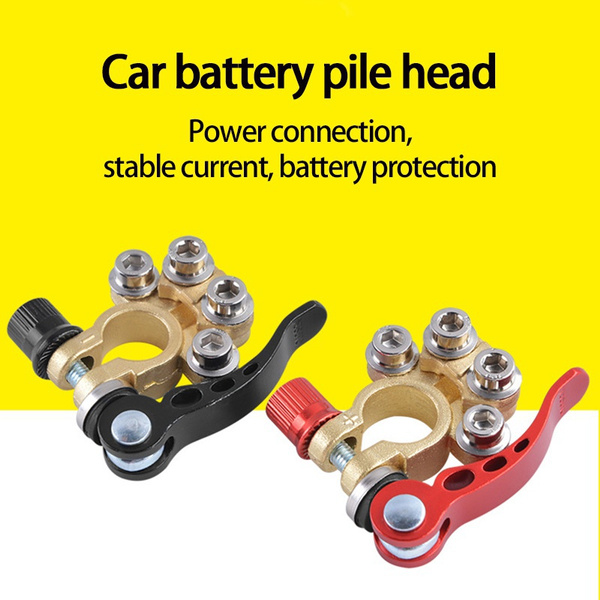 Brass Battery Terminals Toolless Quick Disconnect Battery Main Cable ...