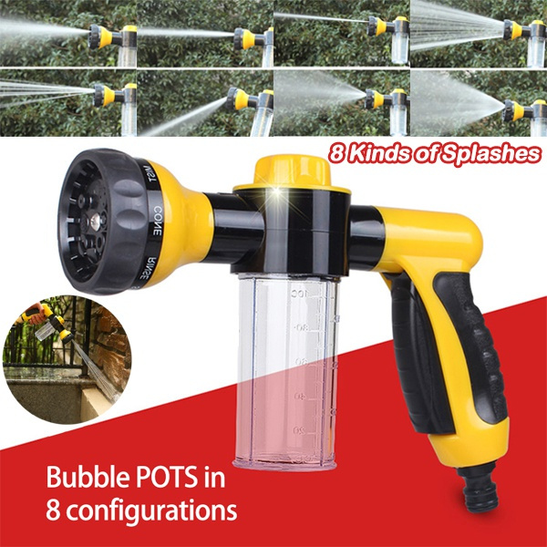 8 in 1 Car Portable Water Pump Spray Cleaner Car Wash Garden Watering ...