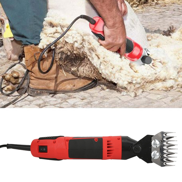 Electric Sheep Clipper 6-Speeds Grooming Shear Scissors Power Tool 680W ...