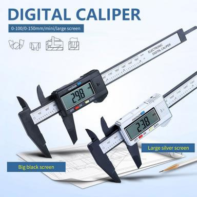 Digital Caliper,0-6 Inches Caliper with Large LCD Screen, Auto - Off ...