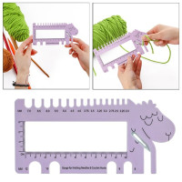 Sheep Head Gauge with Scissors Gauge for Knitting Needles and Crochet ...