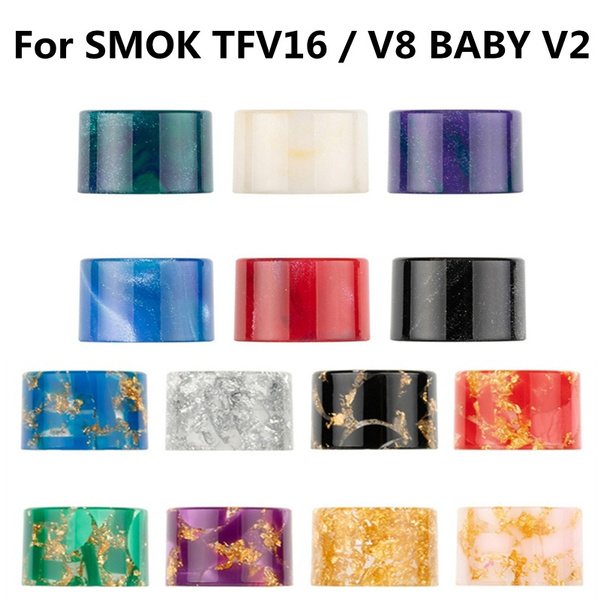 Resin Tfv16 Drip Tip Vape Mouthpiece For Smok Tfv16 / V8 Baby V2 Tank ...