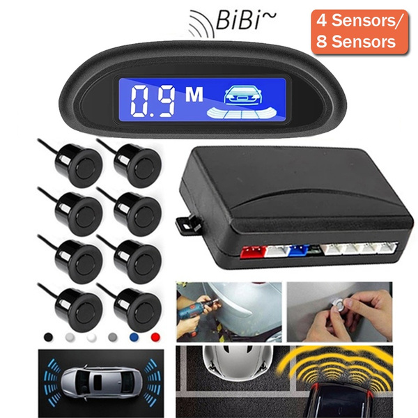 Car Parking Automatic LED Parking Sensor with 4/8 Sensors Reverse ...