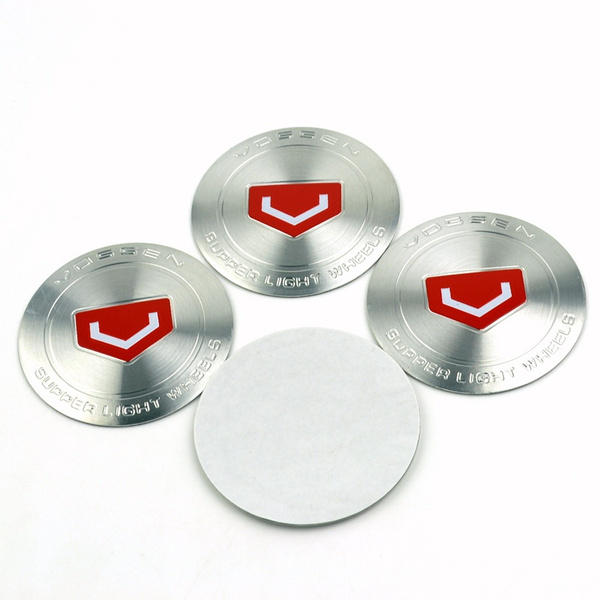 1/2/4 x 60mm Vossen Logo Car Wheel Center Hub Cap Badge Stickers | Wish