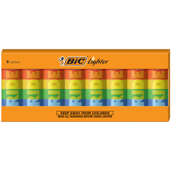 BIC Special Edition Pride Series Lighters, Set of 8 Lighters | Wish BIC Special Edition Pride Series Lighters, Set of 8 Lighters | Wish