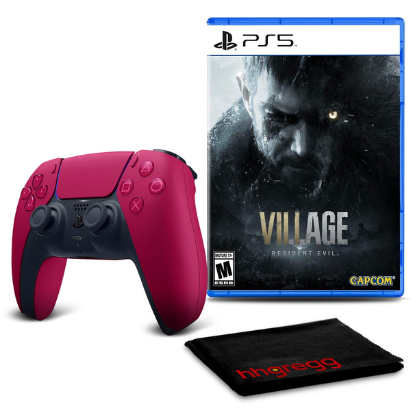 PS5 DualSense Wireless Controller (Cosmic Red) with Resident Evil ...
