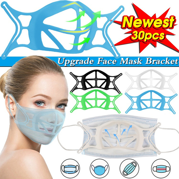2021 New Upgrade Mouth Free 3D Mask Bracket Silicone Face Mask Bracket ...