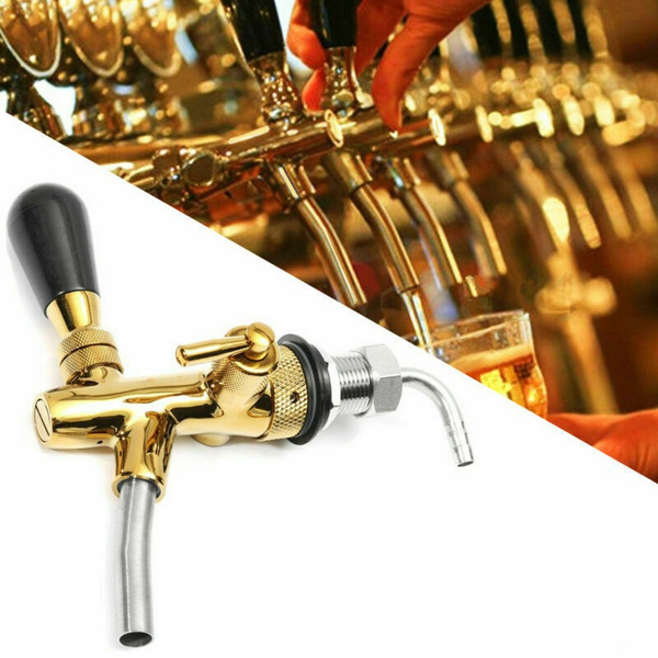 G5/8 Beer Faucet Homebrew Controller Draft Shank Tap Tower Nozzle For ...