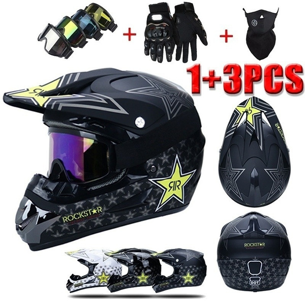 Men's Motocross Helmet Professional Off Road Motorcycle Helmets Bicycle ...