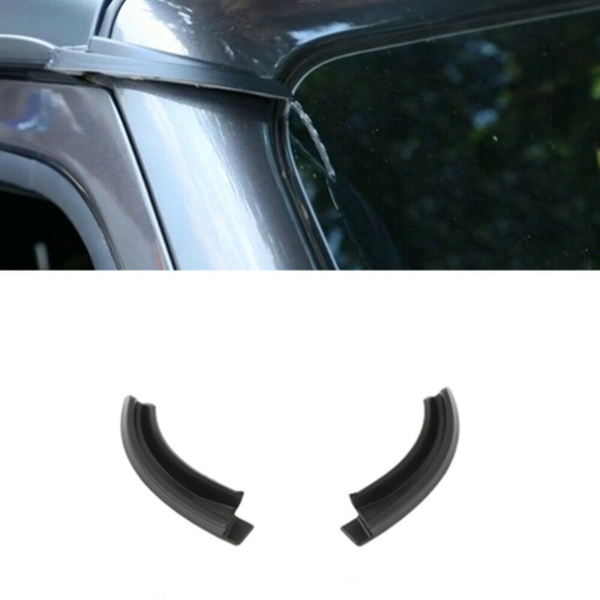 Car Roof Rain Gutter Extensions for Jeep Wrangler JL Gladiator JT 2018 ...