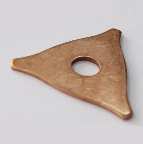 50PCS Spot Welder Panel Pulling Copper Coated Stainless Steel Triangle ...