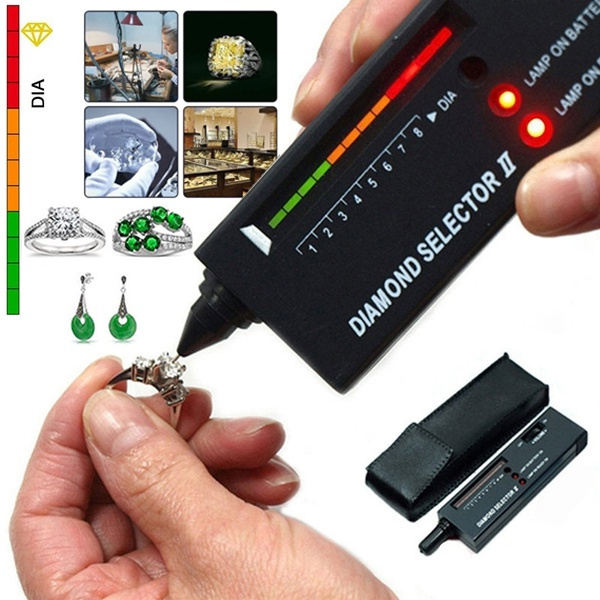 Digital Diamond Gems Tester Pen Portable Gemstone Selector Tool LED ...