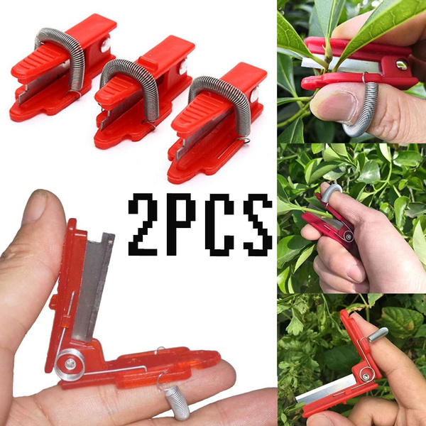 2PCS Vegetable Picking Knife V-shaped Fruit Picker Ring Picking Knife ...