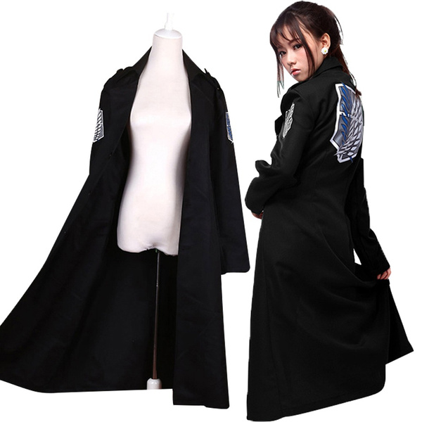 Attack on Titan Levi Ackerman Jacket Cloak Adult Halloween Cosplay | Wish