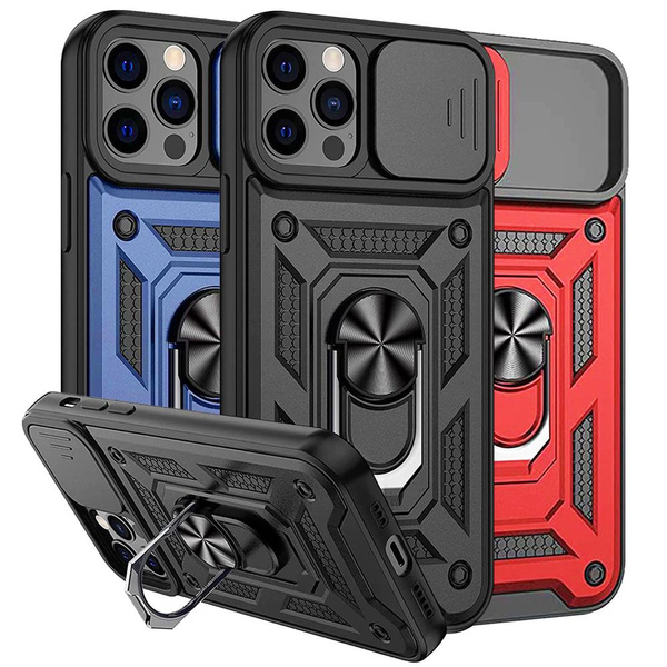 Luxury Shockproof Lens Protector Hard Armor + Soft Silicon Case Cover ...