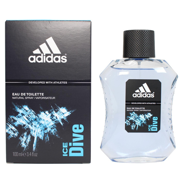 Adidas Ice Dive 3.4 oz EDT for Men 100% Authentic perfect as a gift or ...