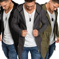 Jamickiki Fashion Men's Jacket Long Coat for Men Hoodies Jacket ...