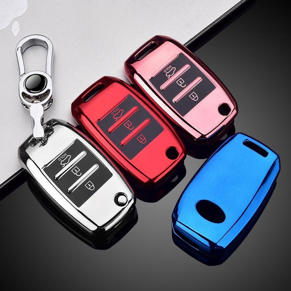 Soft Tpu Car Remote Key Fob Case Cover Bag Protective Shell for Kia ...