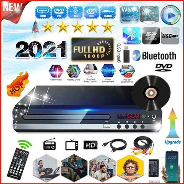 2022 Newest Upgrade DVD Player All Region DVD CD/Disc Player for TV ...