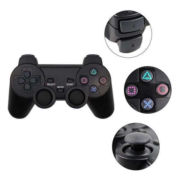 PS2 Wireless Gamepad The PS2 gamepad uses a transparent handle with ...