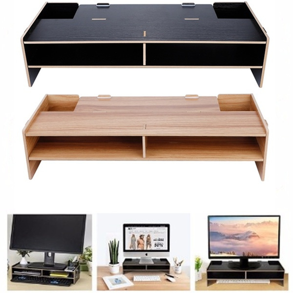 Heightening Shelf Stand Monitor Screen Keyboard Base Stand Wooden Stand Computer Monitor Lifter