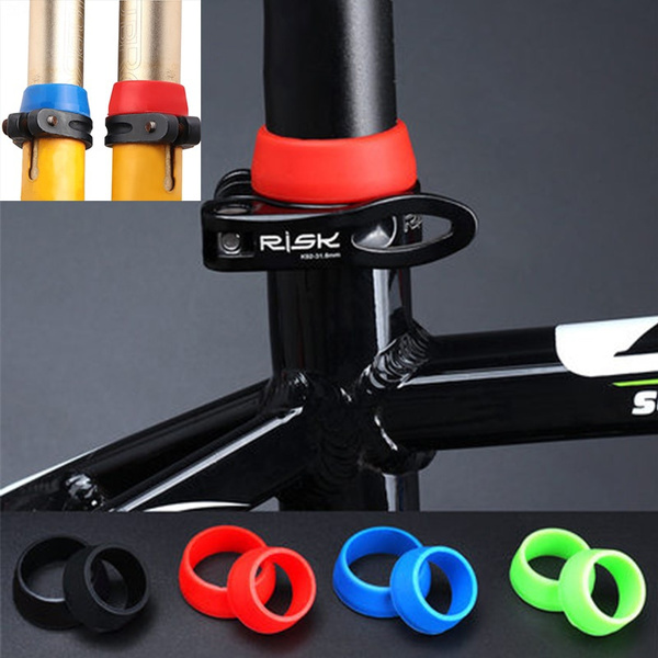 Bicycle Protective Post Ring Dust Cover Mountain Road Bike Seatpost ...
