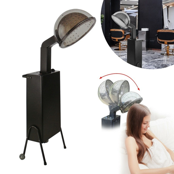 Portable Hooded Hair Dryer Removable Wheels Floor Standing Hair ...