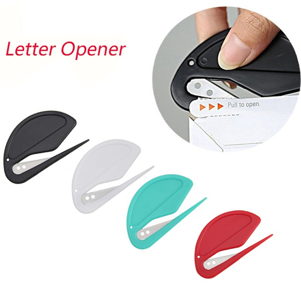 1Pc Plastic Letter Opener Mini Sharp Letter Opener Safety Mail Envelope ...