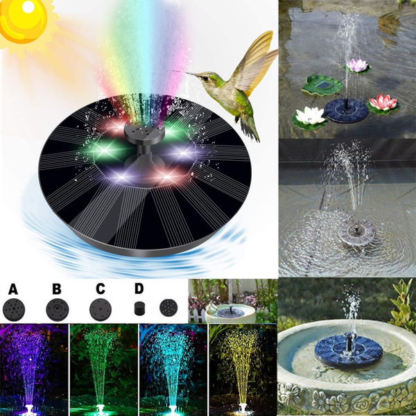 New Solar Power Water Fountain Pump Solar Fontein Bird Fountain Water ...