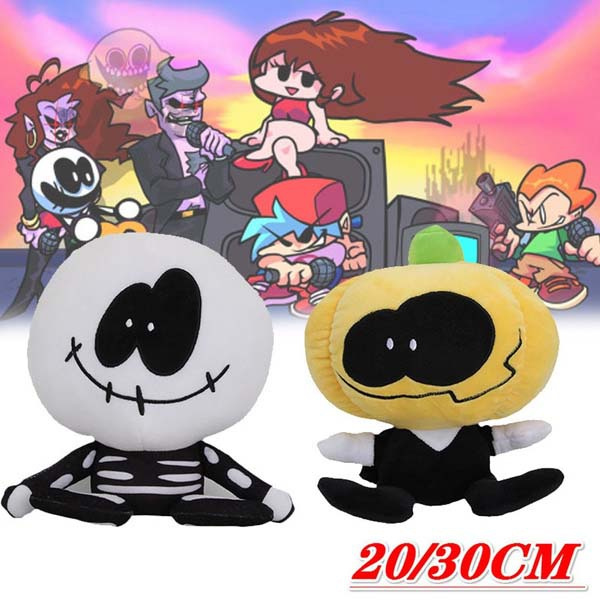20/30C Friday Night Funkin Plush Toys Game Spooky Month Skid and Pump ...