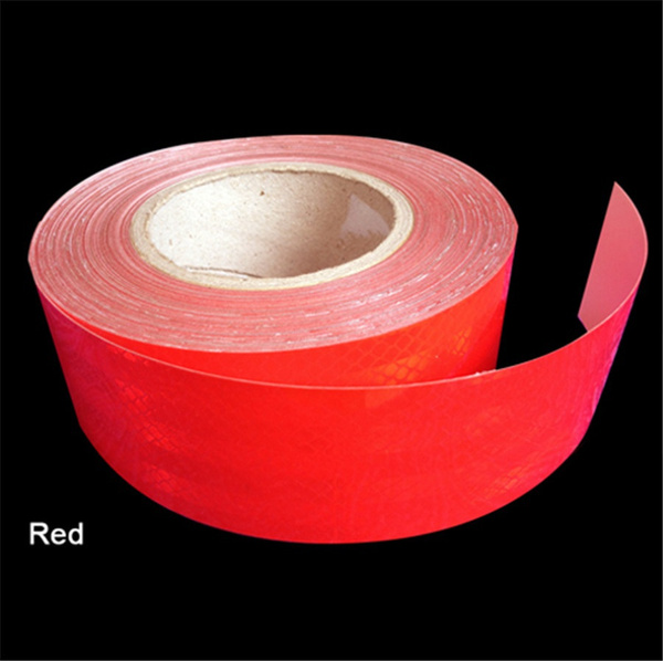 Red Reflective Stickers Tape Safety Warning Sign For Car Trailer Rescue ...