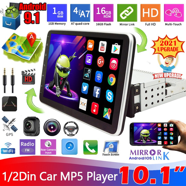 Universal Android 1/2 din Car Multimedia Player Autoradio Stereo WIFI ...