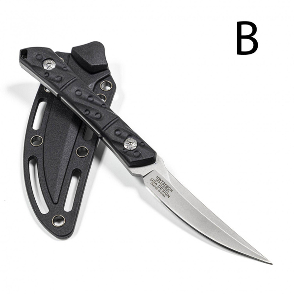 ASR Tactical Kwaiken Blade Full Tang Knife with Slim Kydex Sheath ...