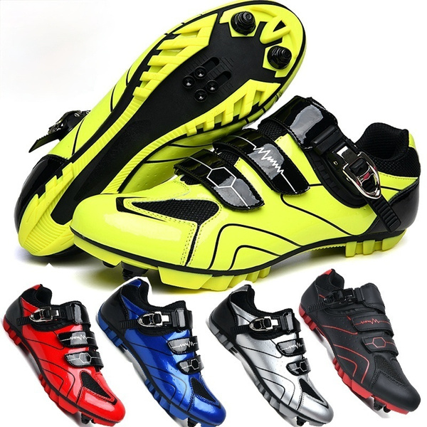 Men Cycling Shoes Outdoor Sport Bicycle Shoes Self-Locking Professional ...