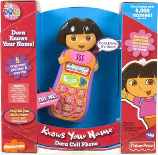 Fisher Price Dora Knows Your Name Cell Phone | Wish