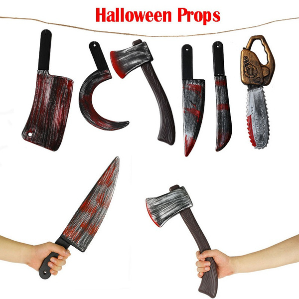 Halloween Cosplay Plastic Weapon Simulation Axe and Sickle Stage Show ...