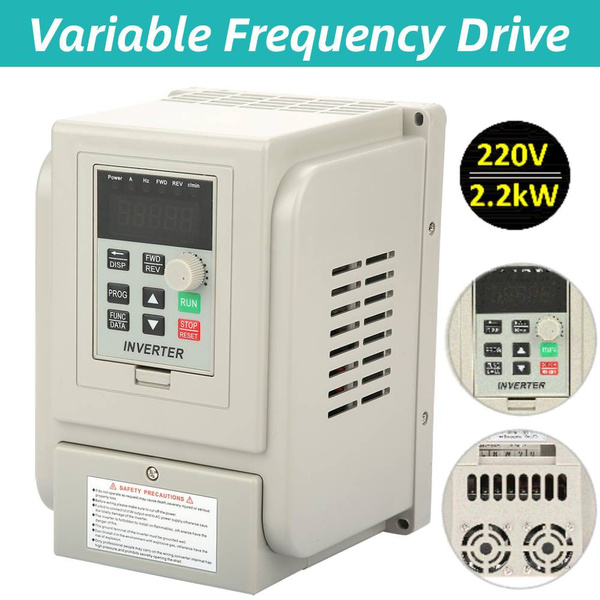 New 220VAC Single-phase Variable Frequency Drive Speed Controller For 3 ...