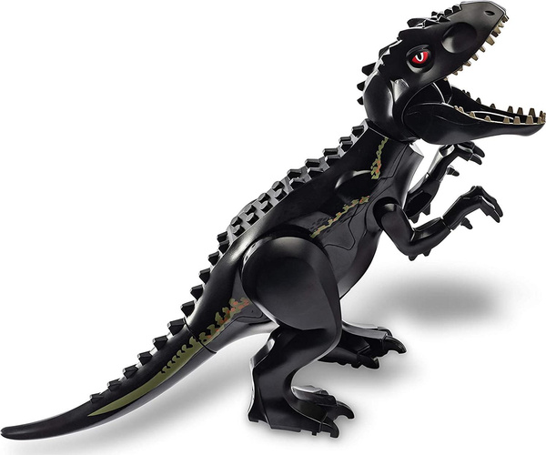 Large Black Indominus Tyrannosaurus Rex Building Blocks Jurassic ...