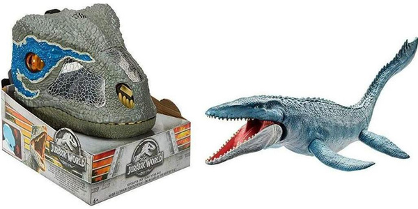 Jurassic World Chomp 'n Roar Mask Velociraptor ''Blue'' and Real Feel ...