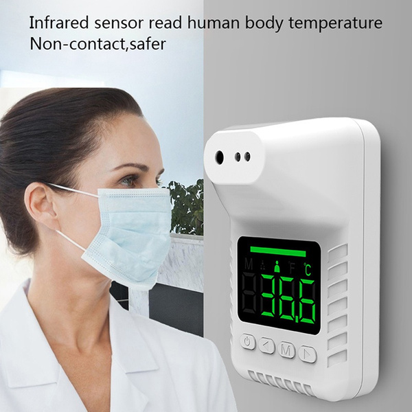Wall Mount Non-contact Infrared Thermometer Digital Forehead ...