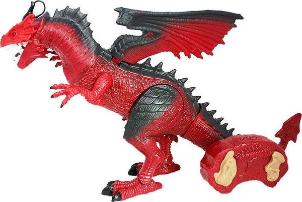 Remote Control Dinosaur Dragon Robot Toy Fire Breathing Smoke ...