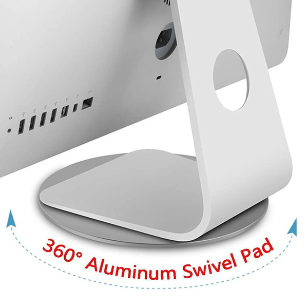360° Rotation Monitor Stand Holder for iMac 21.5” 24” 27” Base Dock ...
