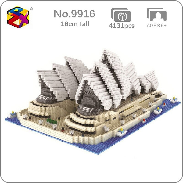 PZX 9916 World Architecture Sydney Opera House 3D Model DIY Mini ...